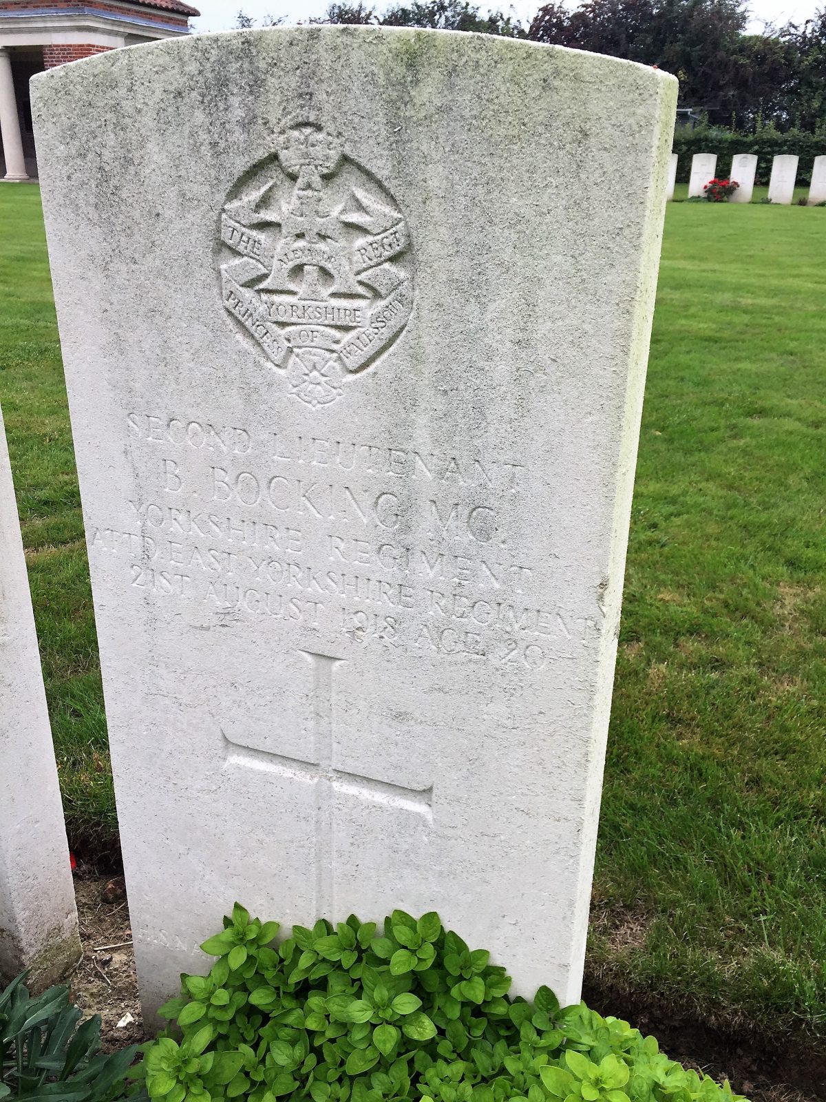 BOCKING, Bernard. MC. – Hathersage Royal British Legion